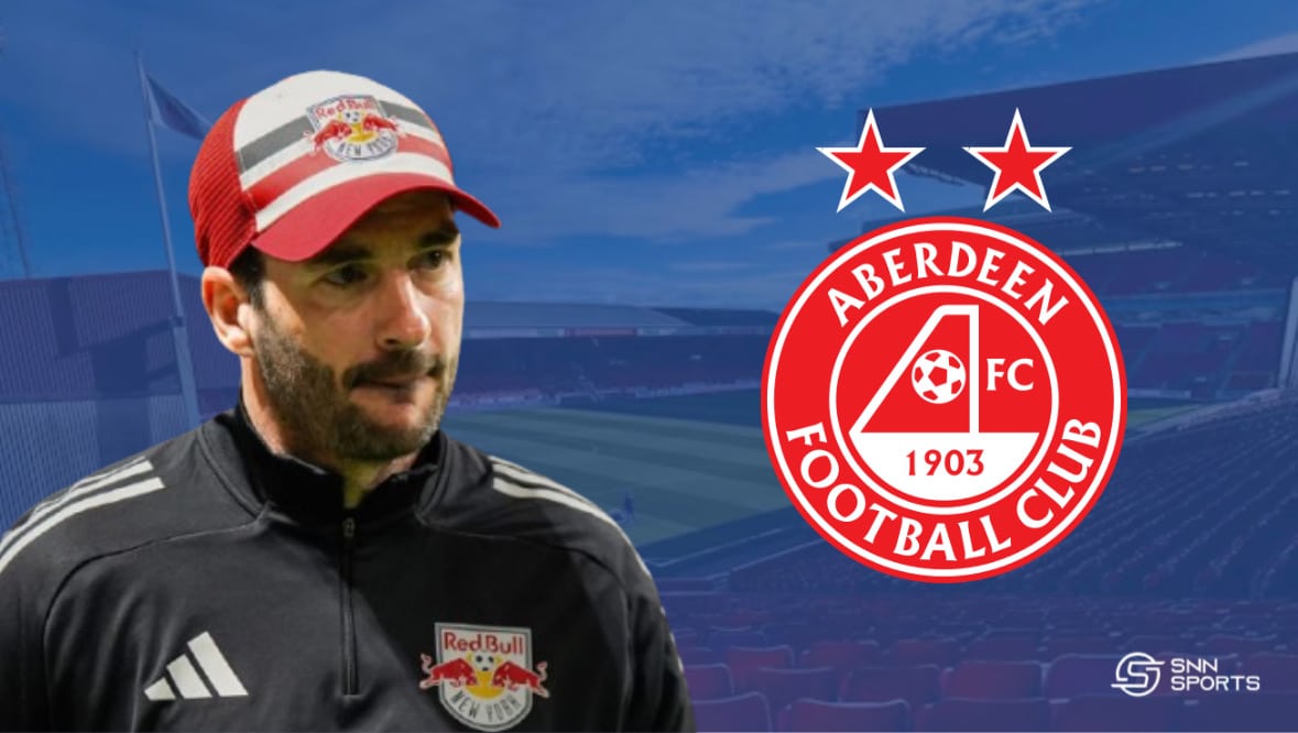 German coach Sandro Schwarz arrives into Aberdeen for talks about Dons ...